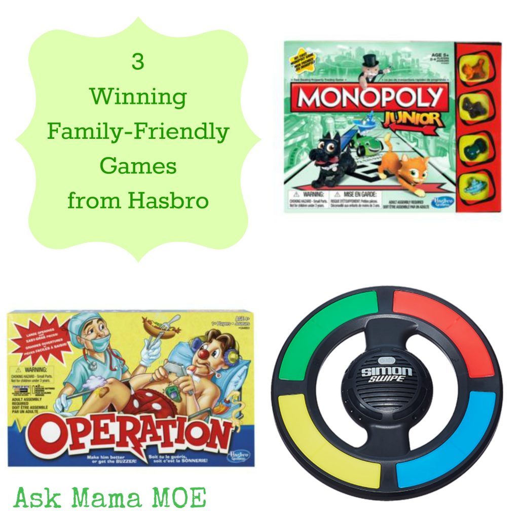 3 Winning Family Games with Hasbro {giveaway} - Ask Mama MOE