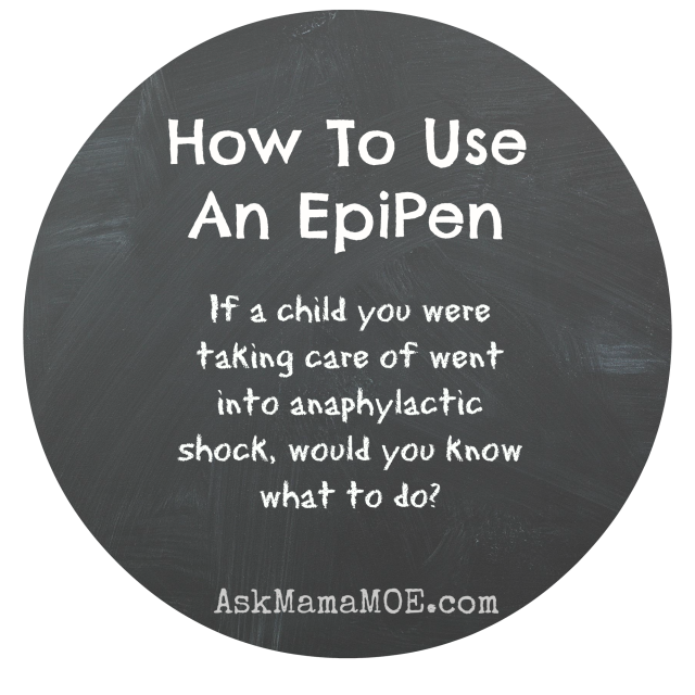 How To Use An EpiPen - Ask Mama MOE